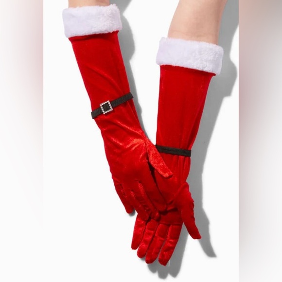 Icing | Accessories | Icing Brand Santa Suit Elbow Length Long Red ...
